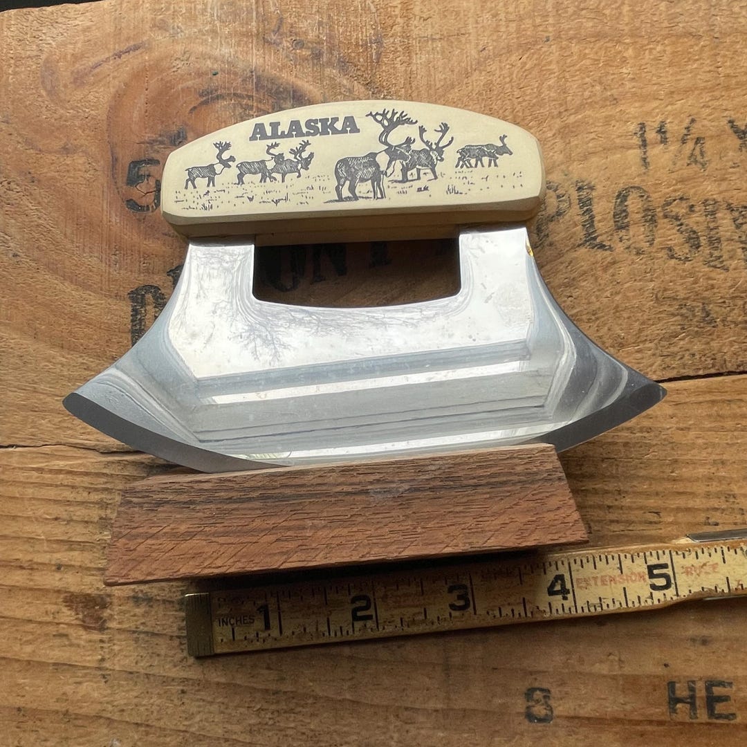 Alaska ULU USA Hunting Camp Kitchen Fixed Blade Knife - Etsy