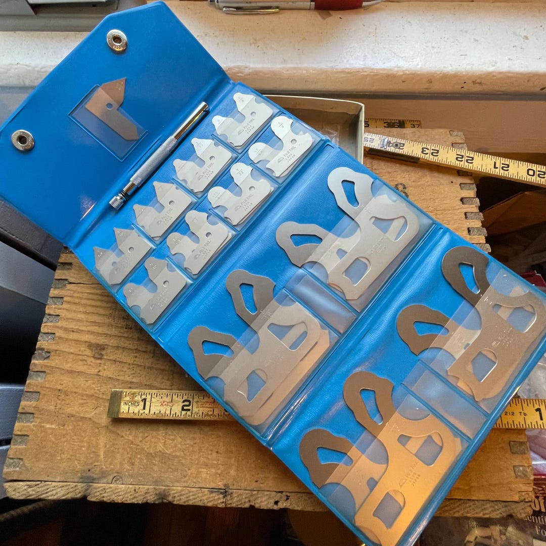 Radius Gage Set Set No L300CX Fuji Japan Mechanic, Engineer, Machinist ...