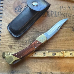 Schrade USA LB7 Model Lockback 1 Blade Pocket Knife W/ Sheath - Etsy