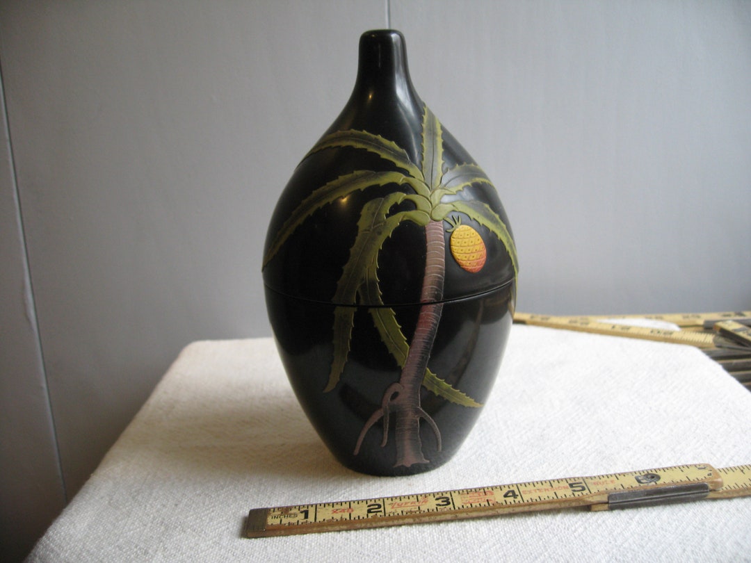 Bemco Japan Lacquer Pineapple Box Okinawa - Etsy