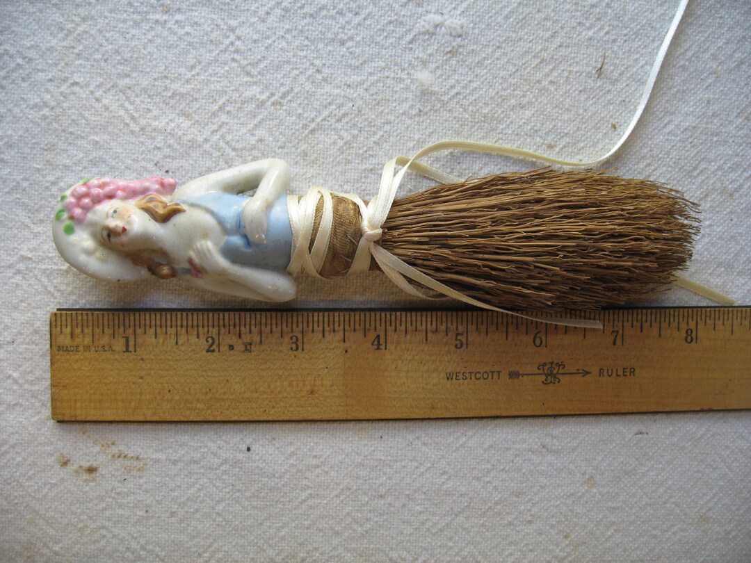 Vintage Porcelain Vanity Lady Clothes Brush - Etsy