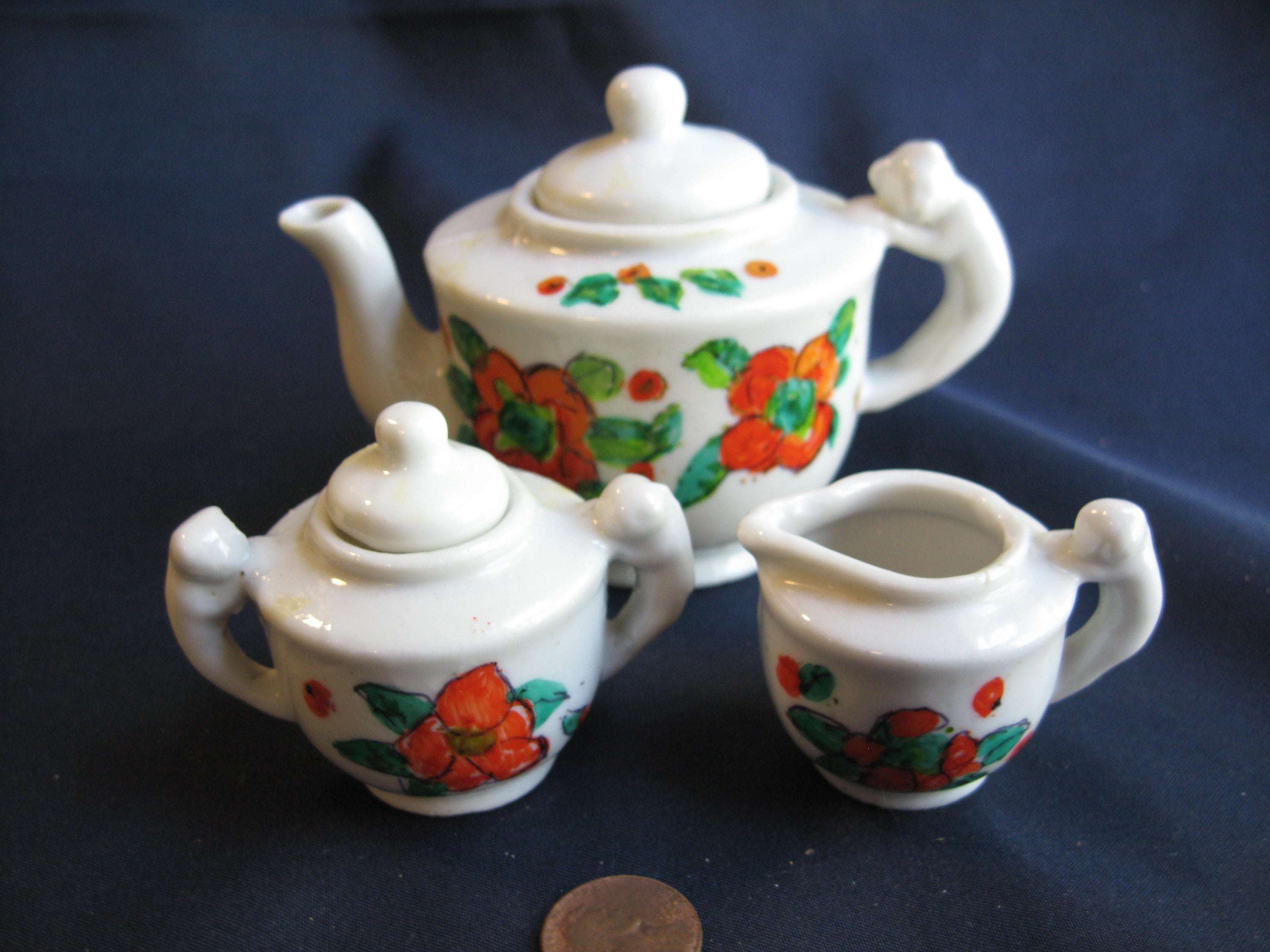 Vintage Childrens Tea Set Cat Handles Tea Set With Kittens - Etsy