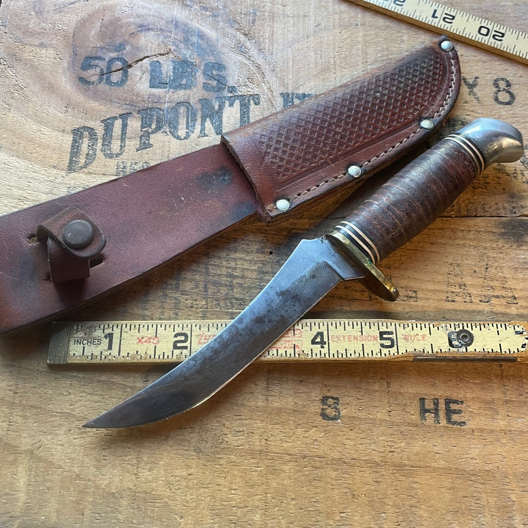 Vintage Schrade Walden NY USA Model 187 Hunting Camp Fixed - Etsy