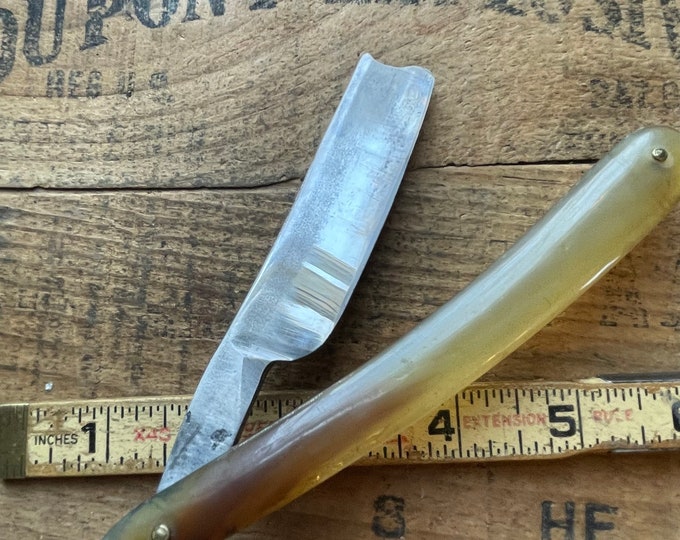 Fredrick's Celebrated Razor George Washington Sheffield Straight Razor ...