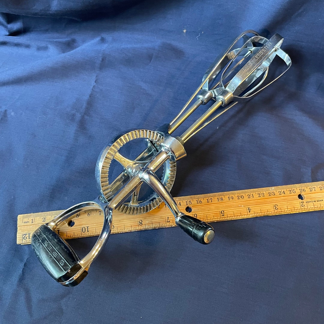Vintage Ecko Best USA Mechanical Hand Mixer Works Great - Etsy
