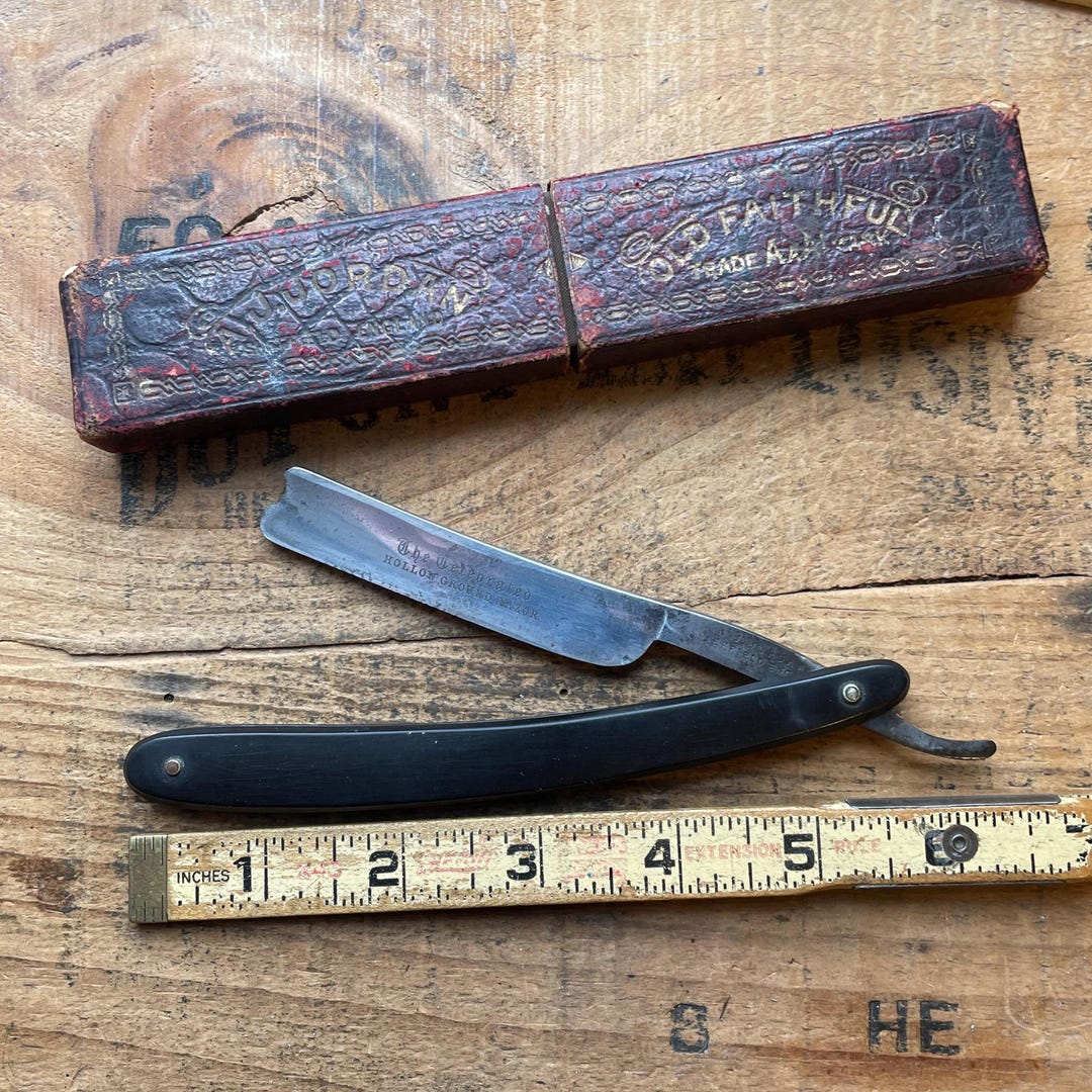 Vintage AJ Jordan Sheffield England C1871-1929 Straight Razor W/ Box - Etsy