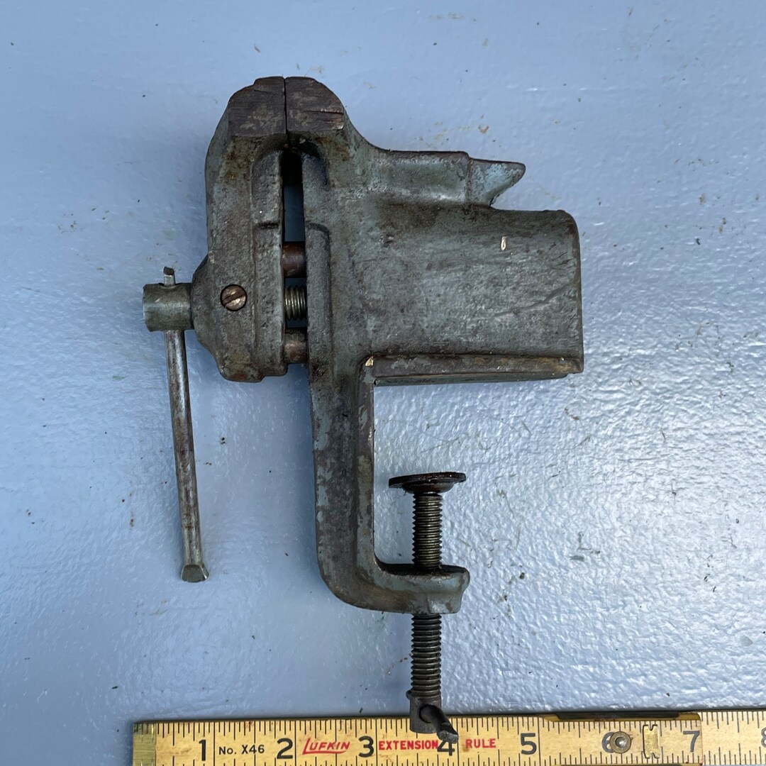 2 1/2" Vise Bench Clamp 2 Guide Bars in Working Condition. - Etsy