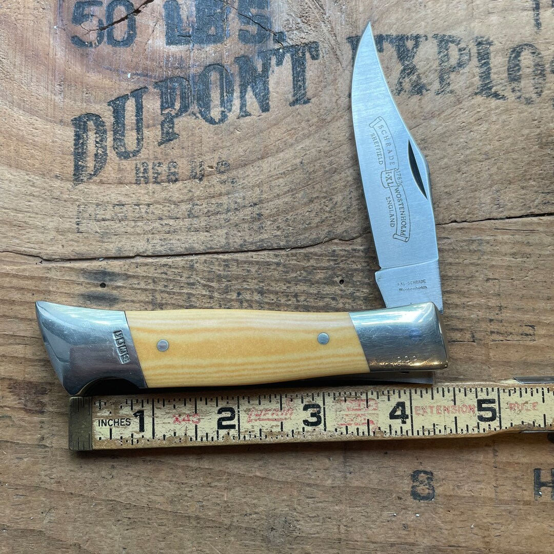 IXL Schrade Wostenholm Sheffield England SW01 Lockback 1 Blade Pocket ...