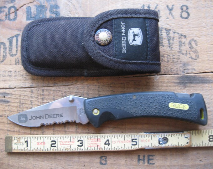 Buck USA 2001 Model 450 John Deere Lockback 1 Blade Pocket Knife W ...