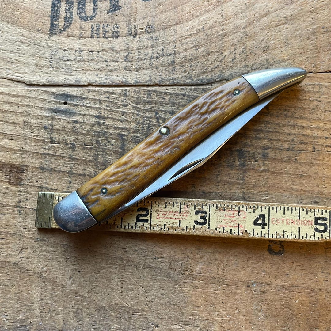 Vintage Queen Stainless 1945-48 Rogers Bone Large Toothpick 1 Blade ...