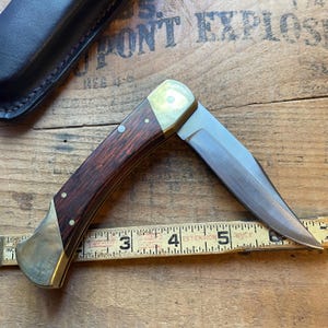 Schrade USA LB7 Model Lockback 1 Blade Pocket Knife W/ Sheath - Etsy