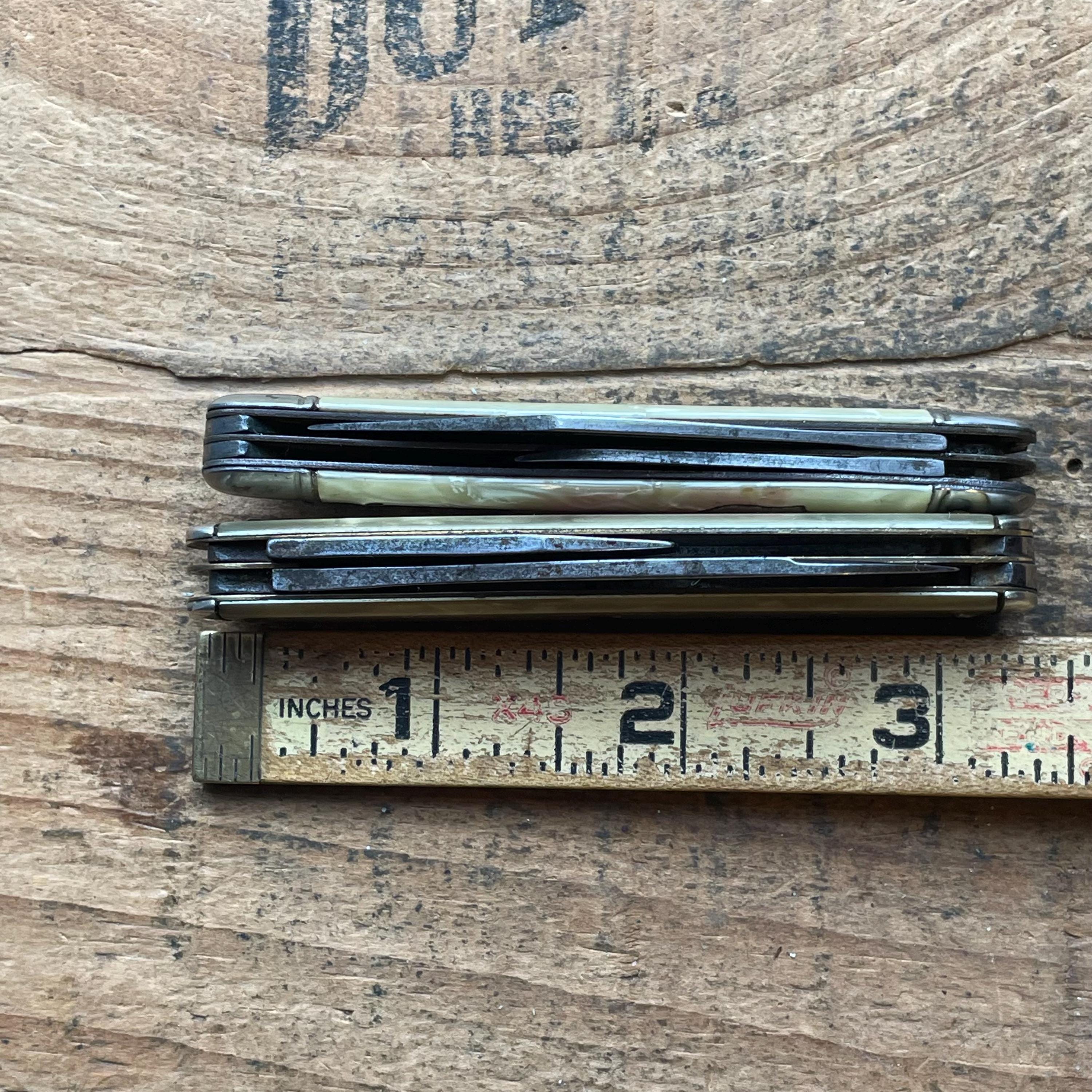 2 Knife Lot Imperial & Lipic USA Advertising Jacks 2 Blade Pocket ...