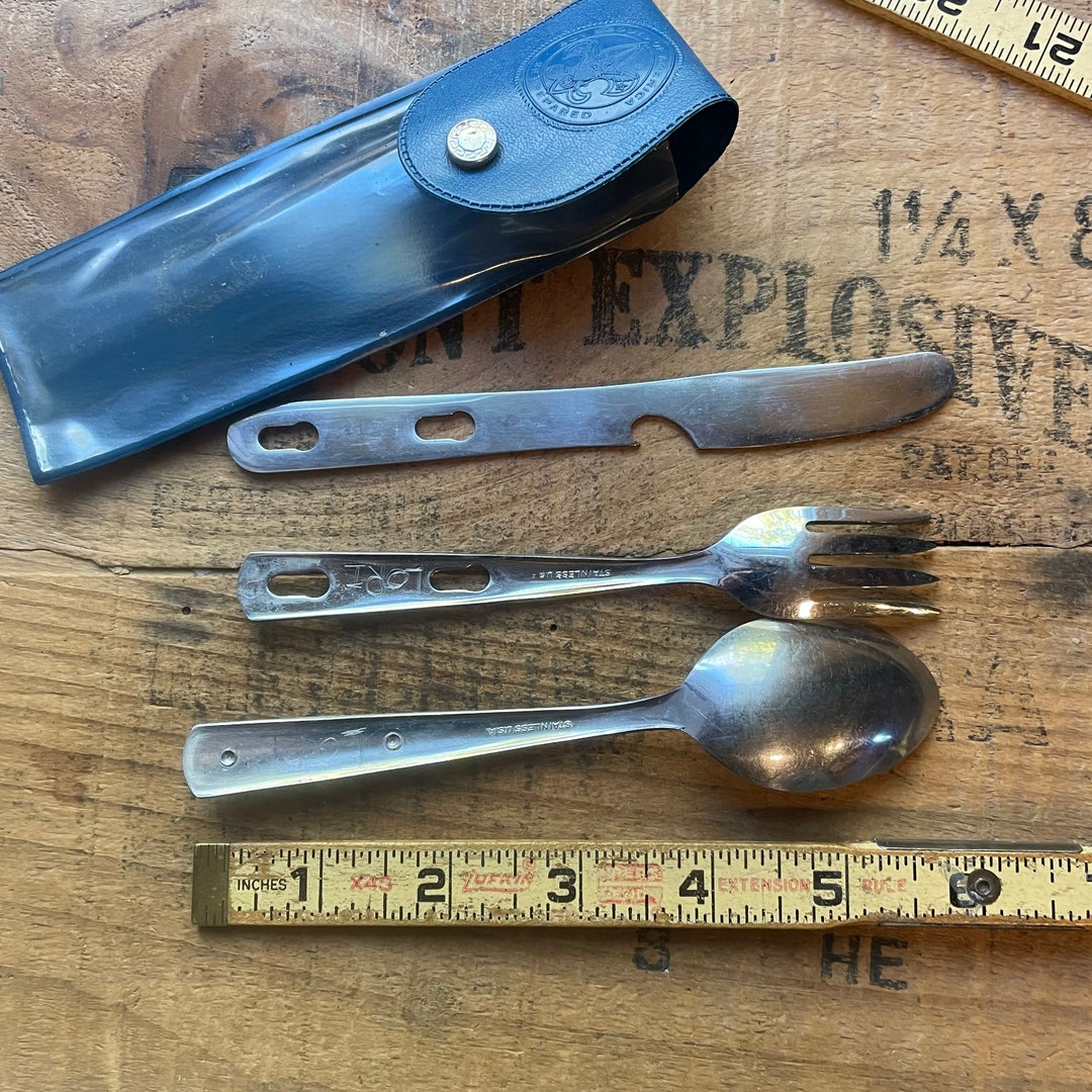 Vintage Imperial Boy Scout Hobo Mess Kit Camp Knife Spoon Fork - Etsy