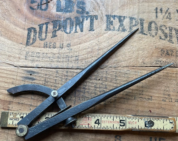 Vintage 7 Dividers Drafting Draftsman Woodworking Engineer Machinist ...