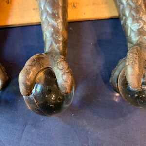 Vintage Cast Iron Claw and Ball Feet - Etsy