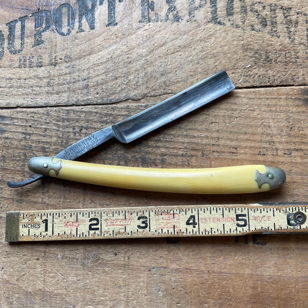 Vintage FA Clauberg"s Tonsorial Gem JW Gentry Terre Haute IND German ...