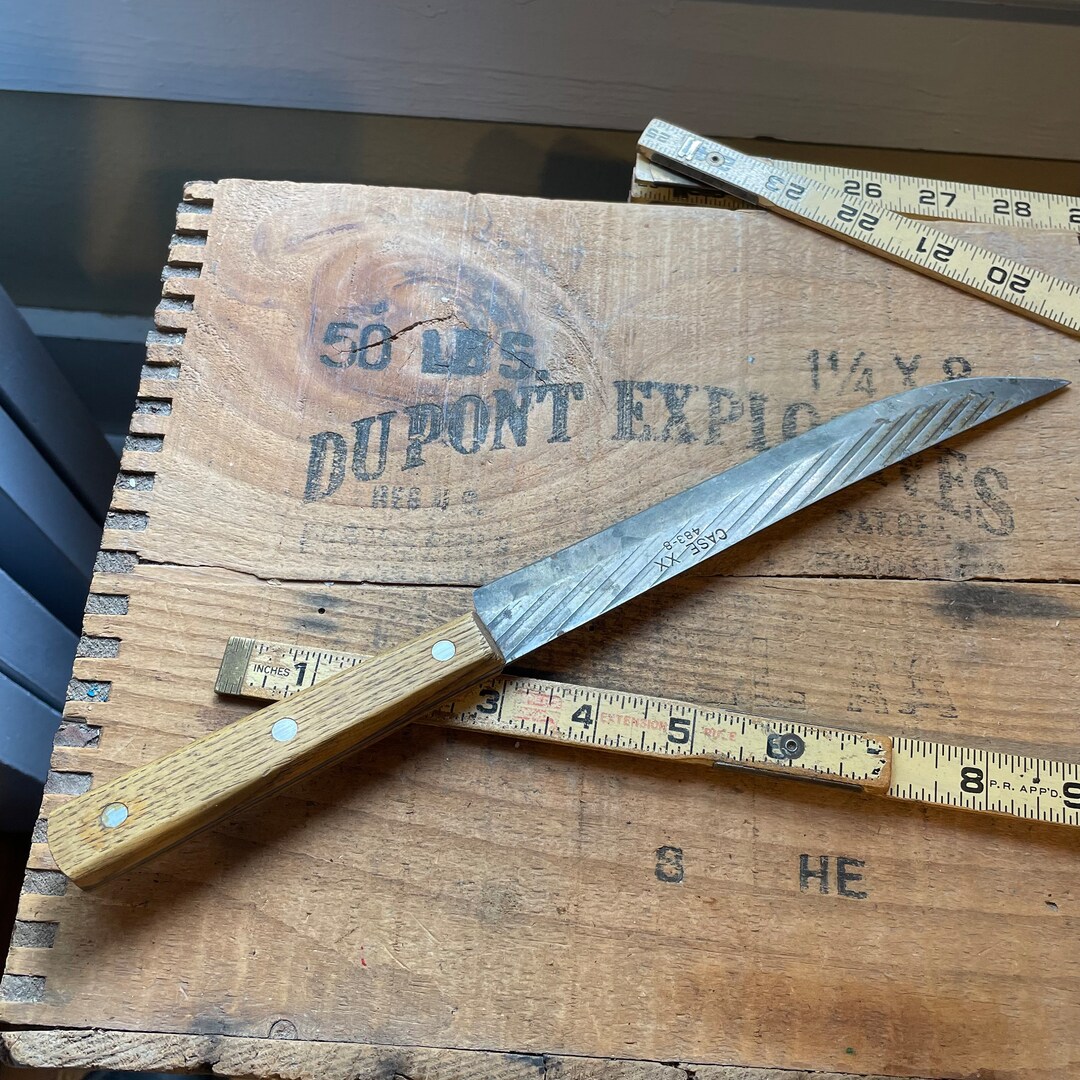 Case XX USA Model 483-8 Butcher Carving Kitchen Knife - Etsy