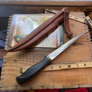 2 Knife Lot Normark Sweden American Hunter Lockback and Fillet 1 Blade ...