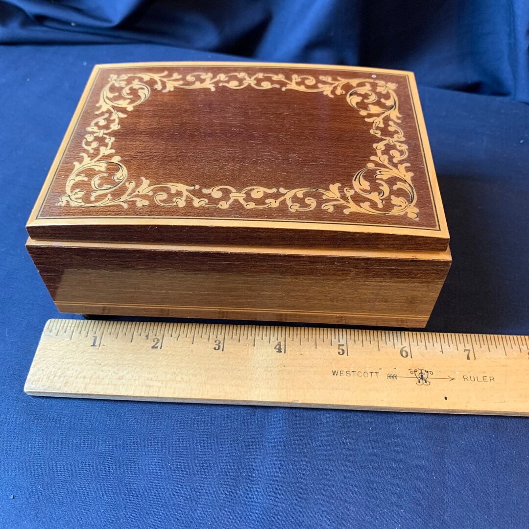 Vintage Musical Italian Jewelry Box - Etsy