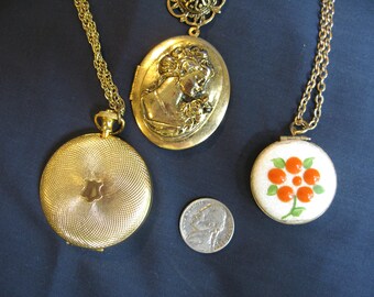 Enamel Locket - Etsy