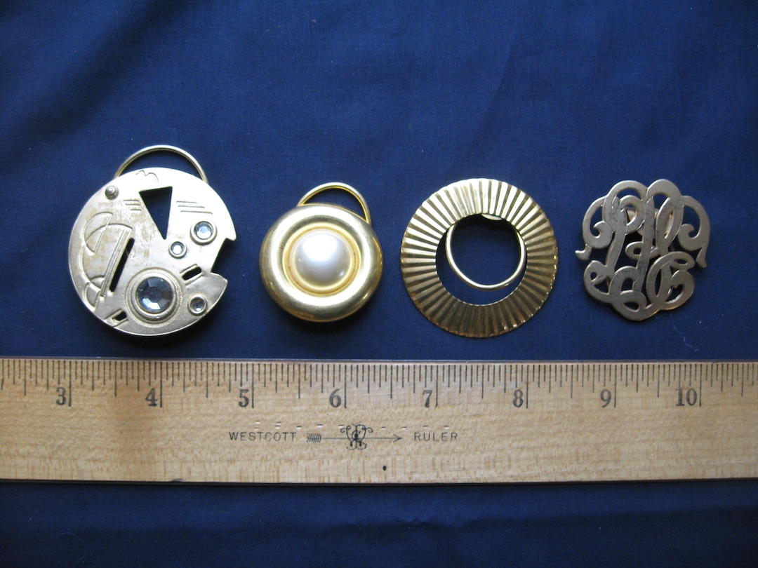 Vintage Lot of 4 Piece Scarf Clip Brooch Lot - Etsy