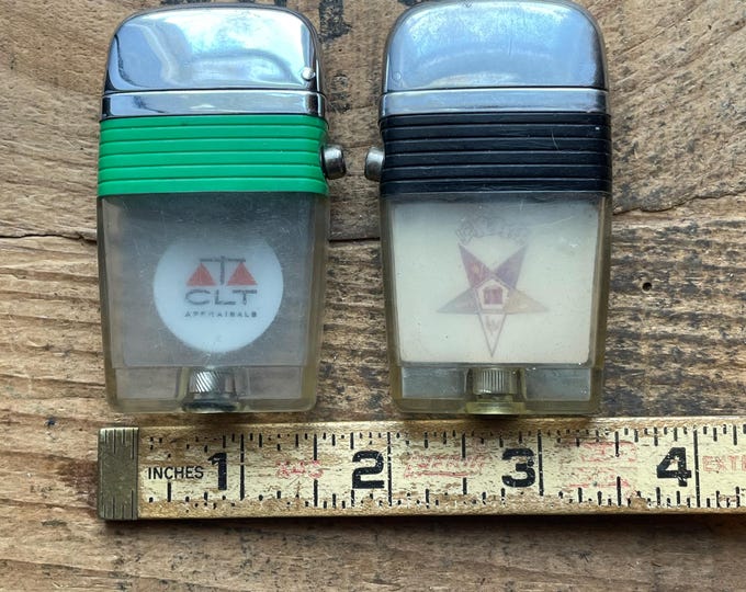 Vintage Lot of 2 Scripto USA Vulighter Lighter Advertising Themed - Etsy