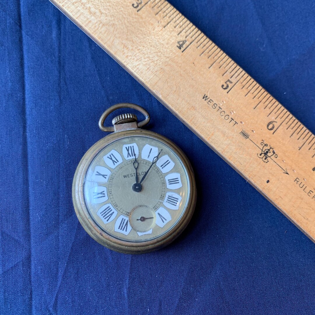 Vintage Westclox Working Pocket Watch - Etsy