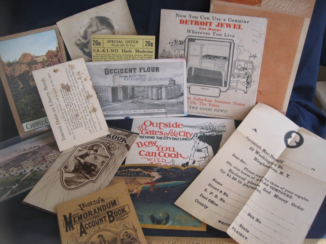 Jounal Ephemera Lot, Farm House Household Ephemera Journaling Scrapbook Lot - Etsy