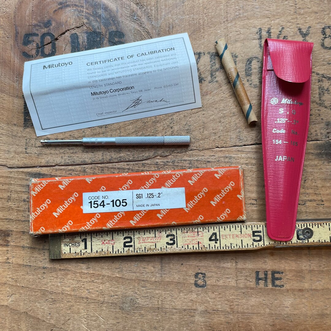 Mitutoyo Japan Small Hole Gage SG1 .125-2" Code 154-105 Mechanic ...