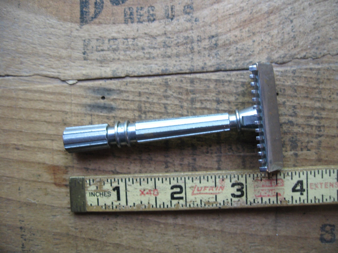 Vintage Gem USA Micromatic Safety Razor Open Comb Functional - Etsy