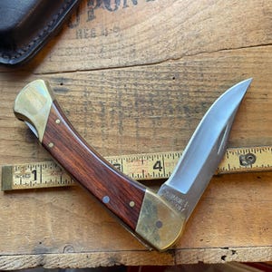 Schrade USA LB7 Model Lockback 1 Blade Pocket Knife W/ Sheath - Etsy