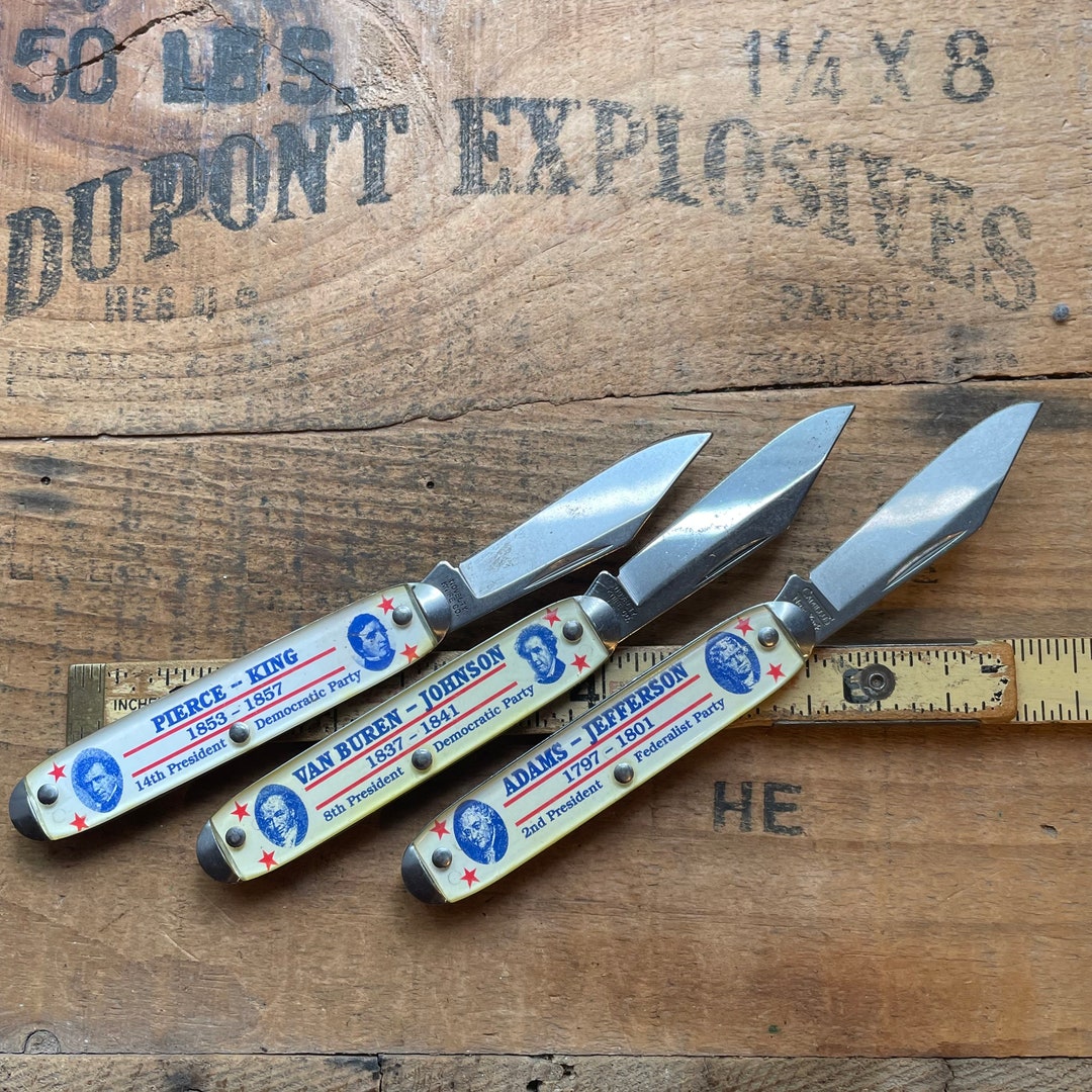 Vintage 3 Knife Lot Pocket Knives Camillus Novelty Cutlery USA Jack ...