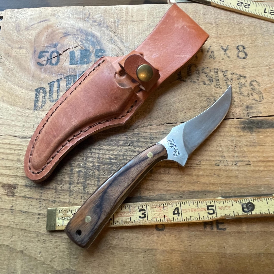 Schrade Sharpfinger USA Model 152 Hunting Camp Fishing Fixed Blade ...