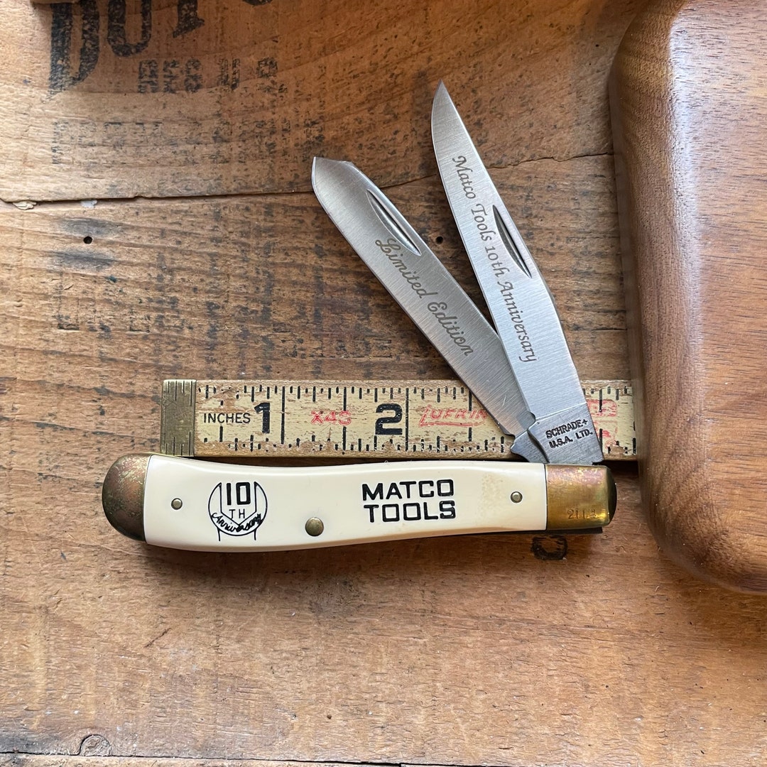 Schrade Ltd USA Matco Tools Limited Edition Trapper 2 Blade Pocket ...