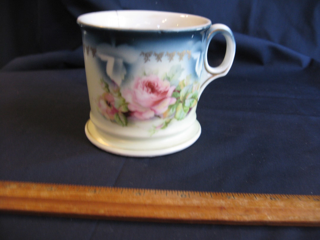 German Shaving Cup Mug Leuchtenburg Germany - Etsy