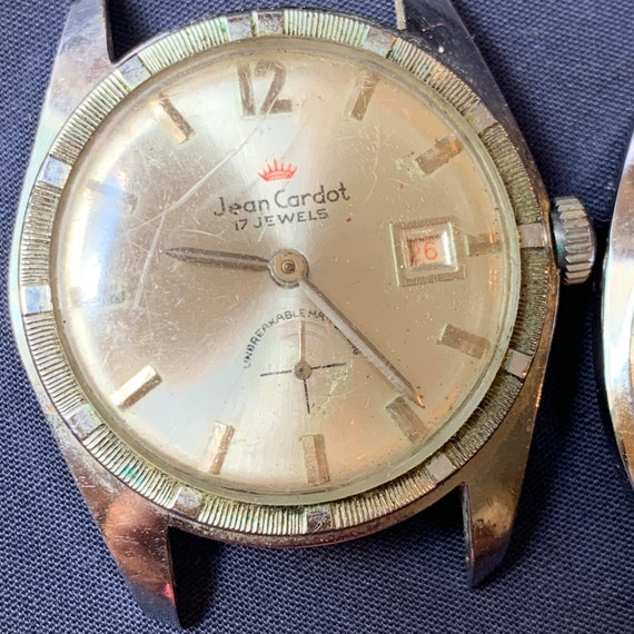 Vintage Longines and jean Cardot watch lot - Gem