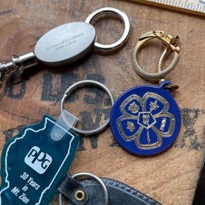 Large Lot of Mixed Key Chains, Key Rings, Key Fobs, Bottle Openers ...