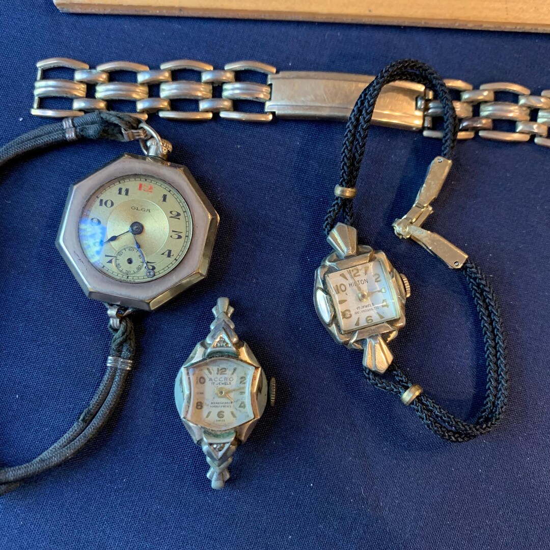 Antique Ladies Gold Filled Watch Lot OLGA ACCRO Hamilton - Etsy