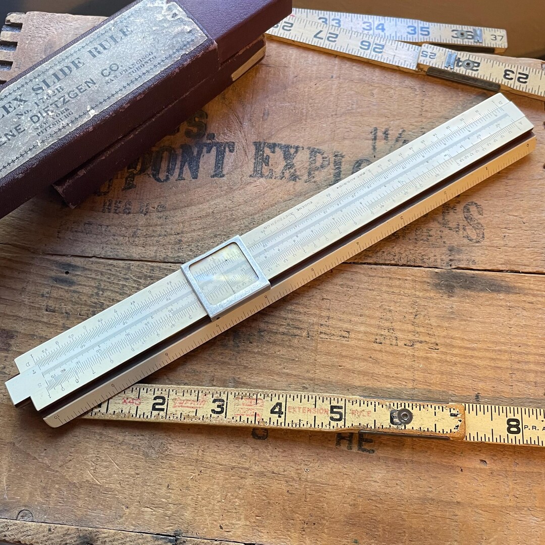 Dietzgen Multiplex USA Slide Rule Model 3870A PAT 08-09-1904 With W ...