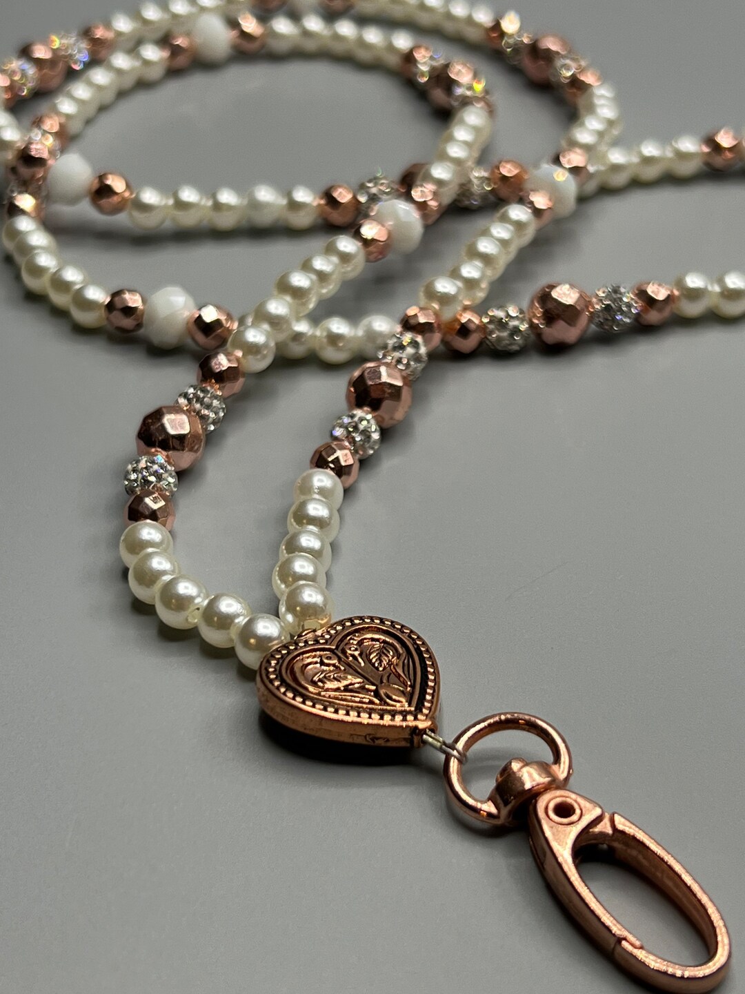 Classic Heart Lanyard - Etsy