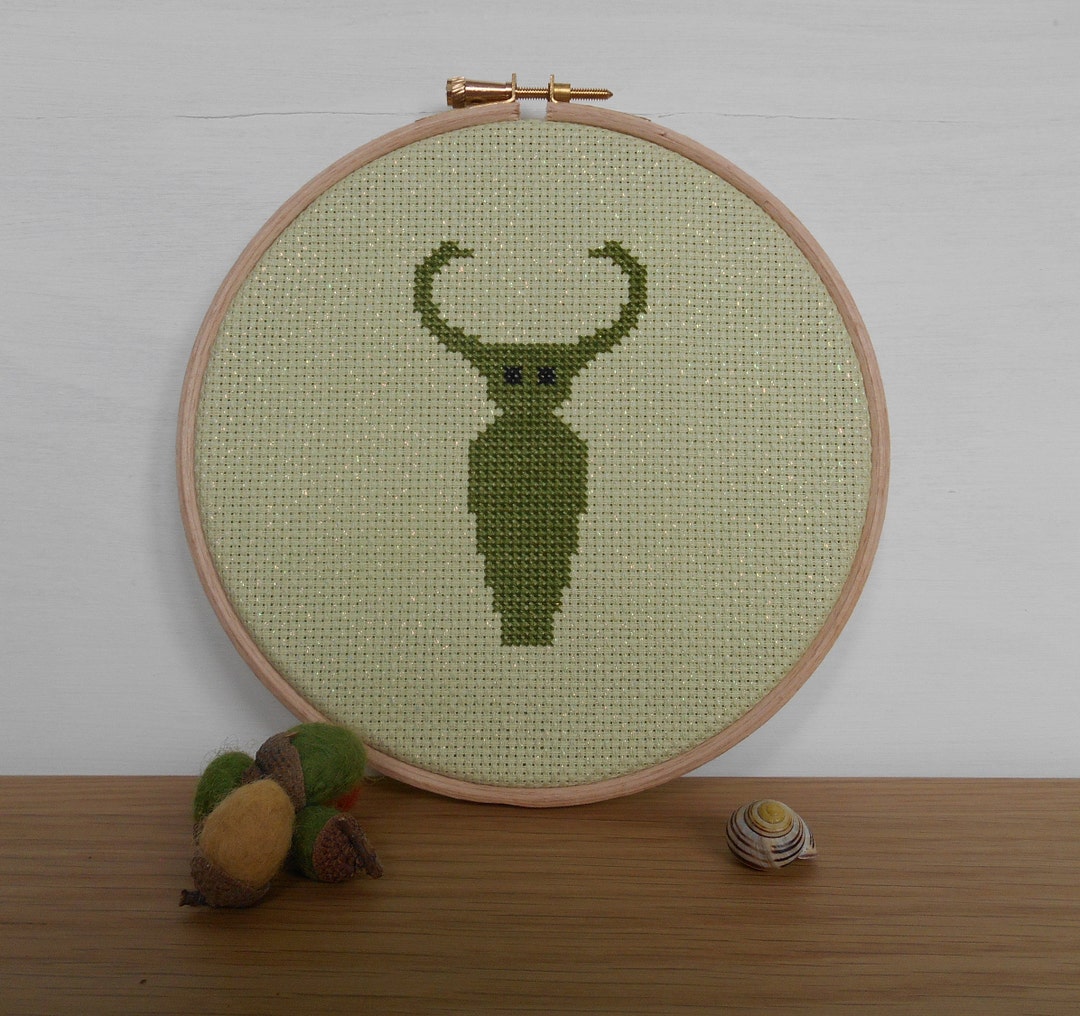 Cornuto Dio sagoma Scaricabile PDF Cross Stitch pattern - Etsy Italia