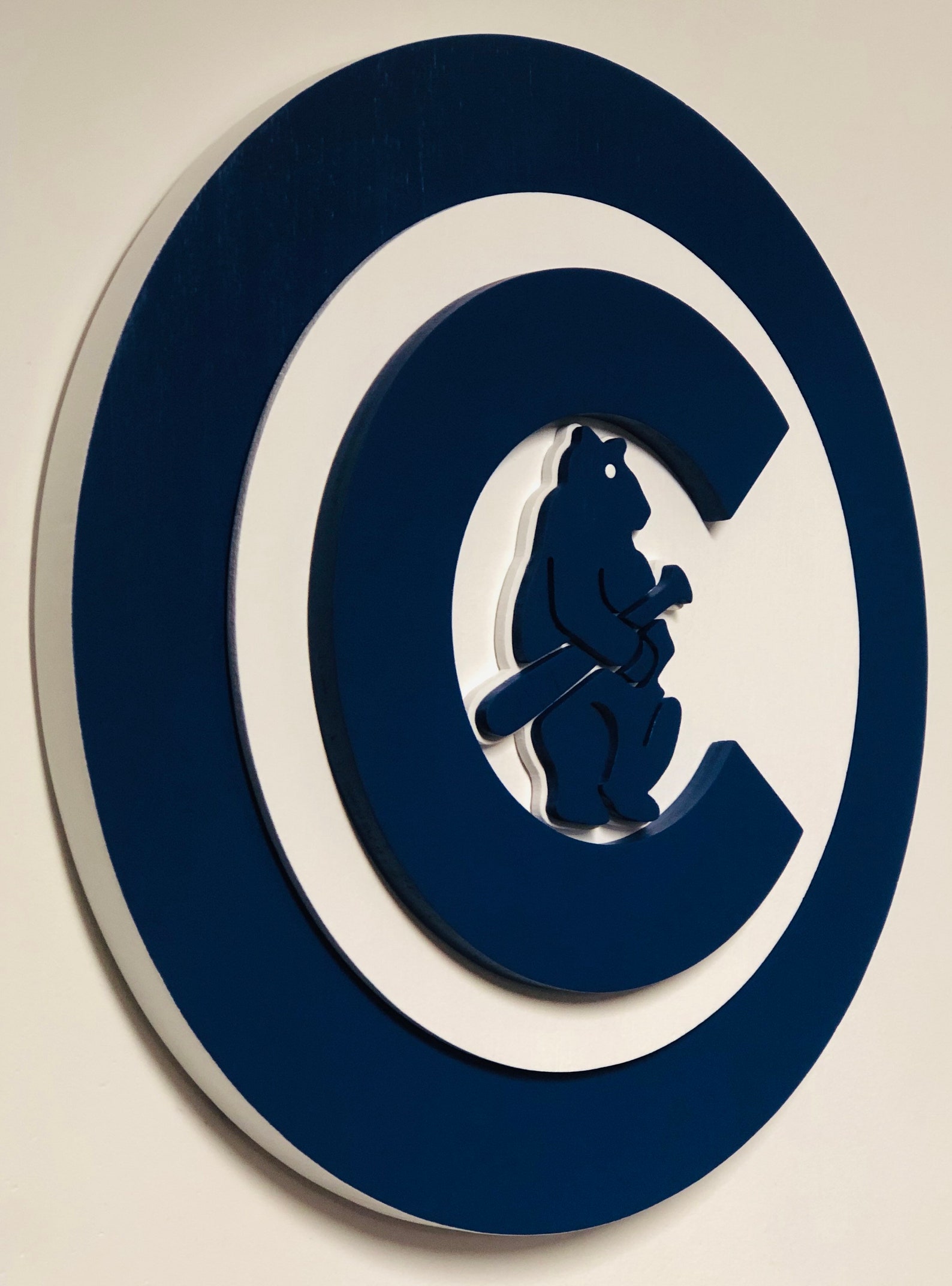 3D Chicago Cubs Wooden Logo Cubnation Series 4 of 6 Collect - Etsy