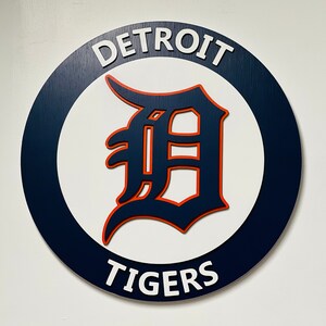 Detroits Tigers Wooden Sign - Etsy