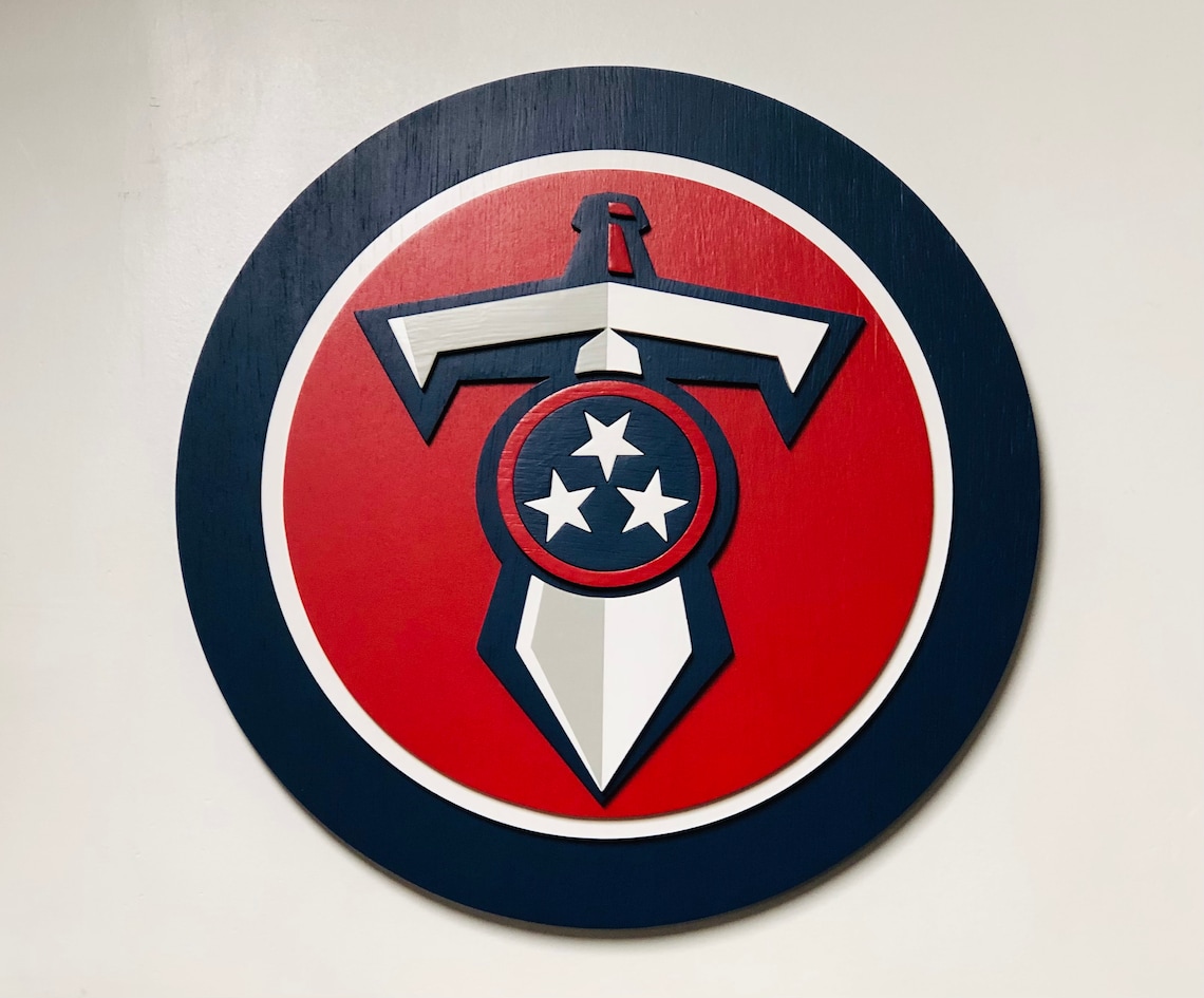Tennessee Titans T Sword Wooden Sign | Etsy