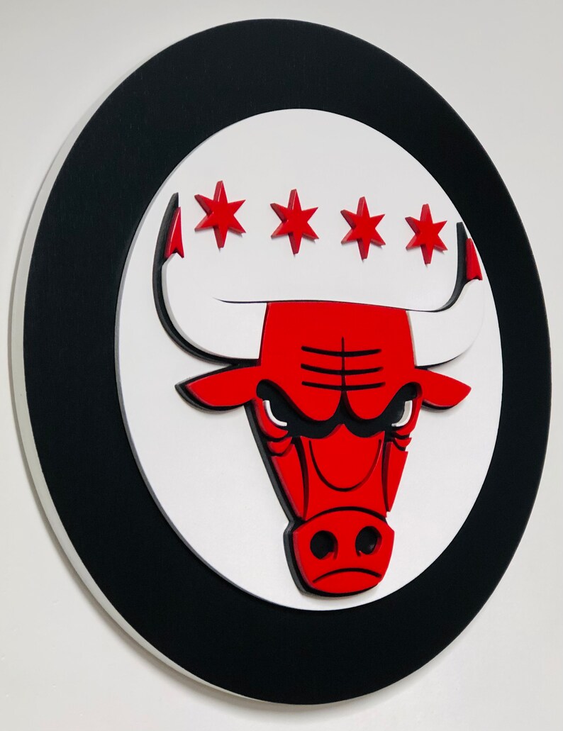 Chicago Bulls Wooden Sign | Etsy