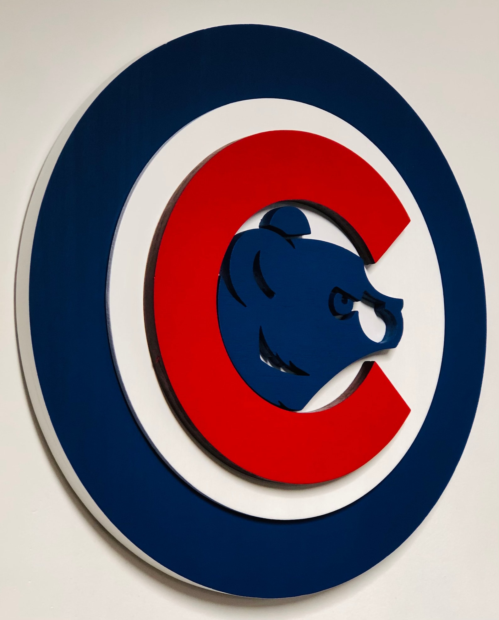 3D Chicago Cubs Wooden Logo Cubnation Series 3 of 6 Collect - Etsy