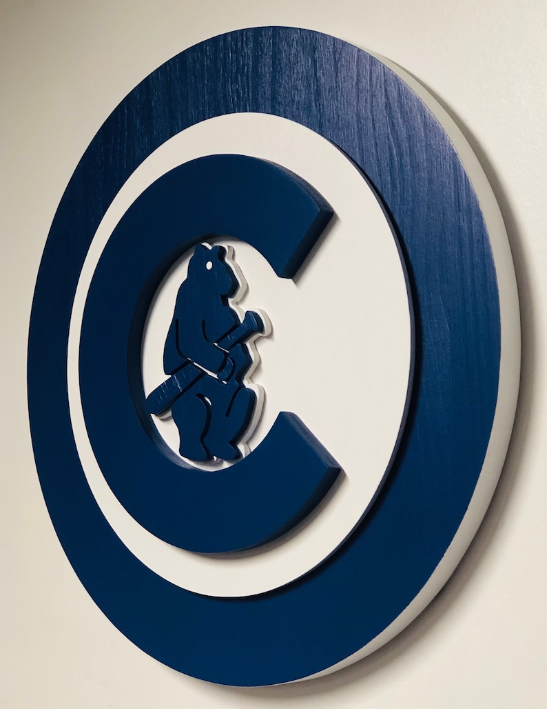 3D Chicago Cubs Wooden Logo Cubnation Series 4 of 6 Collect - Etsy