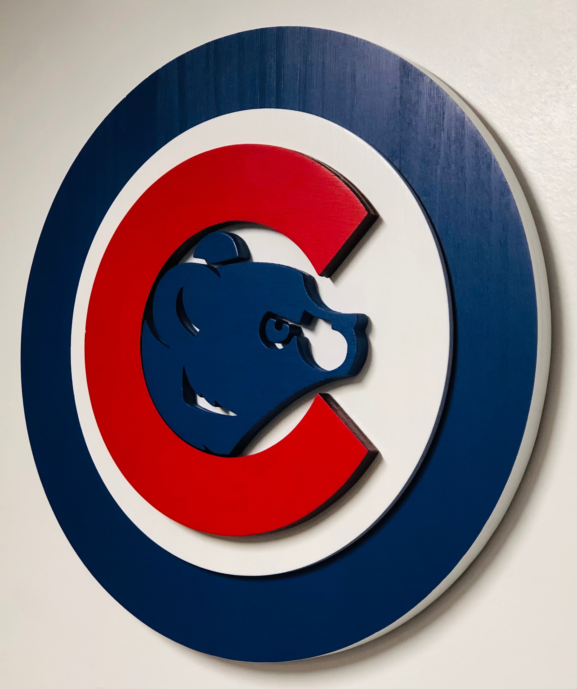 3D Chicago Cubs Wooden Logo Cubnation Series 3 of 6 Collect - Etsy