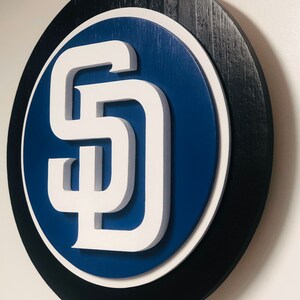 San Diego Padres Wooden Sign - Etsy