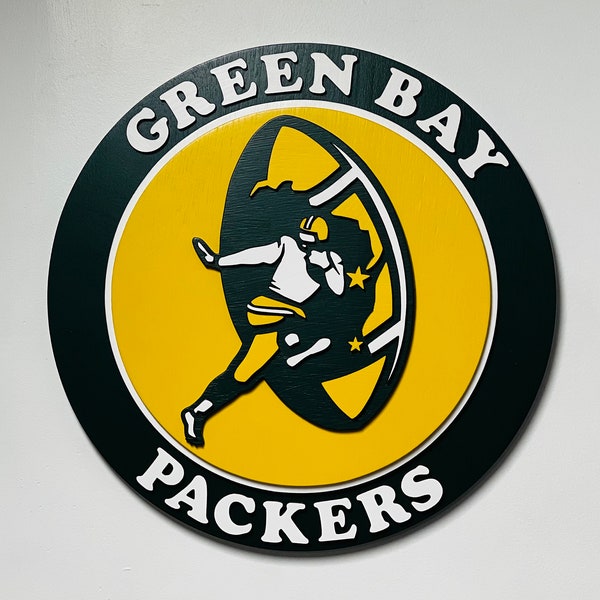Vintage Green Bay Packer Sign - Etsy